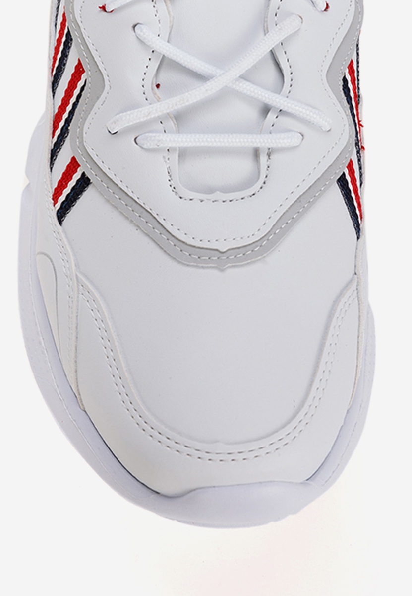 Sneakers barbati albi Catanzario - Zapatos
