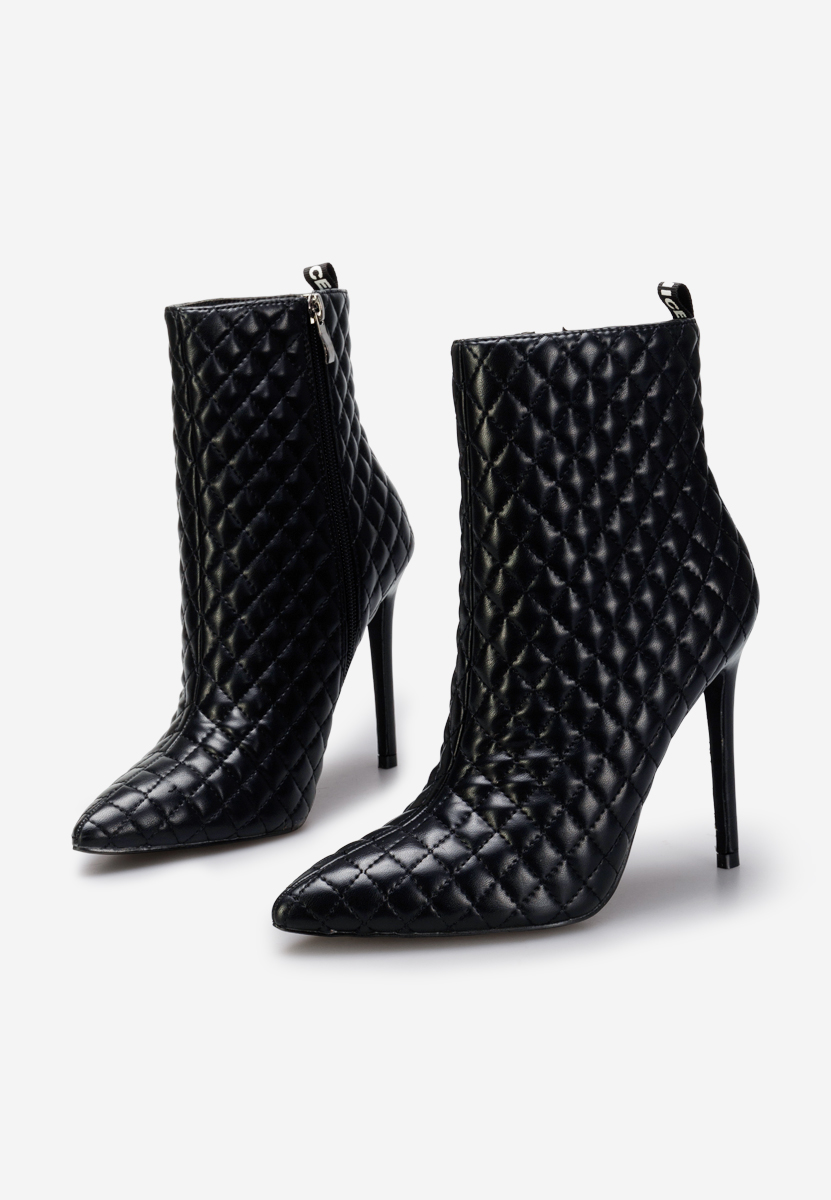 Botine stiletto negre Quesada - Zapatos