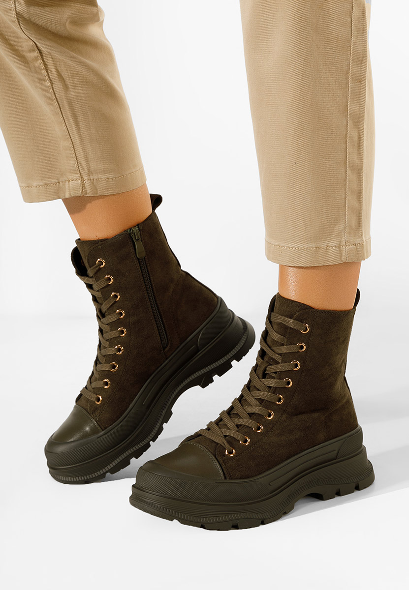 Tenisi inalti dama verzi Bolonia V2 - Zapatos