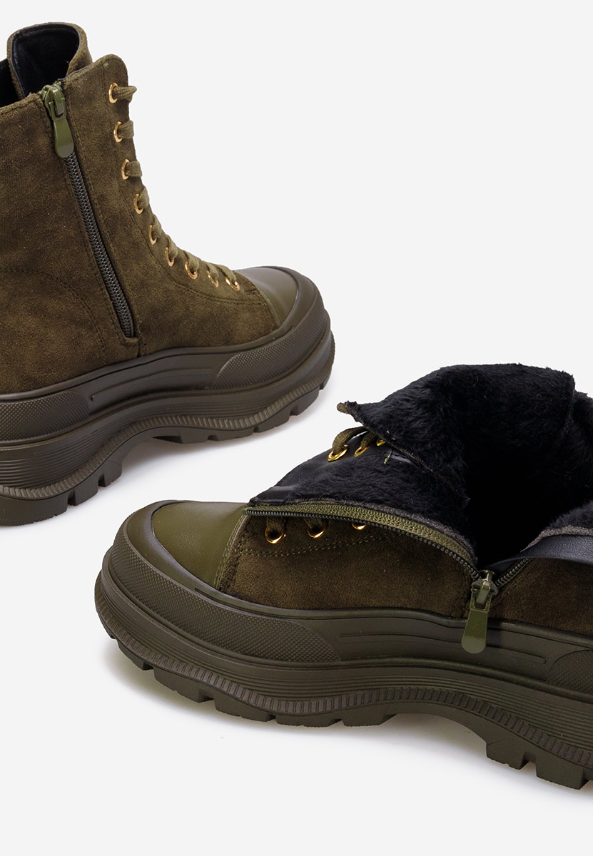 Tenisi inalti dama verzi Bolonia V2 - Zapatos