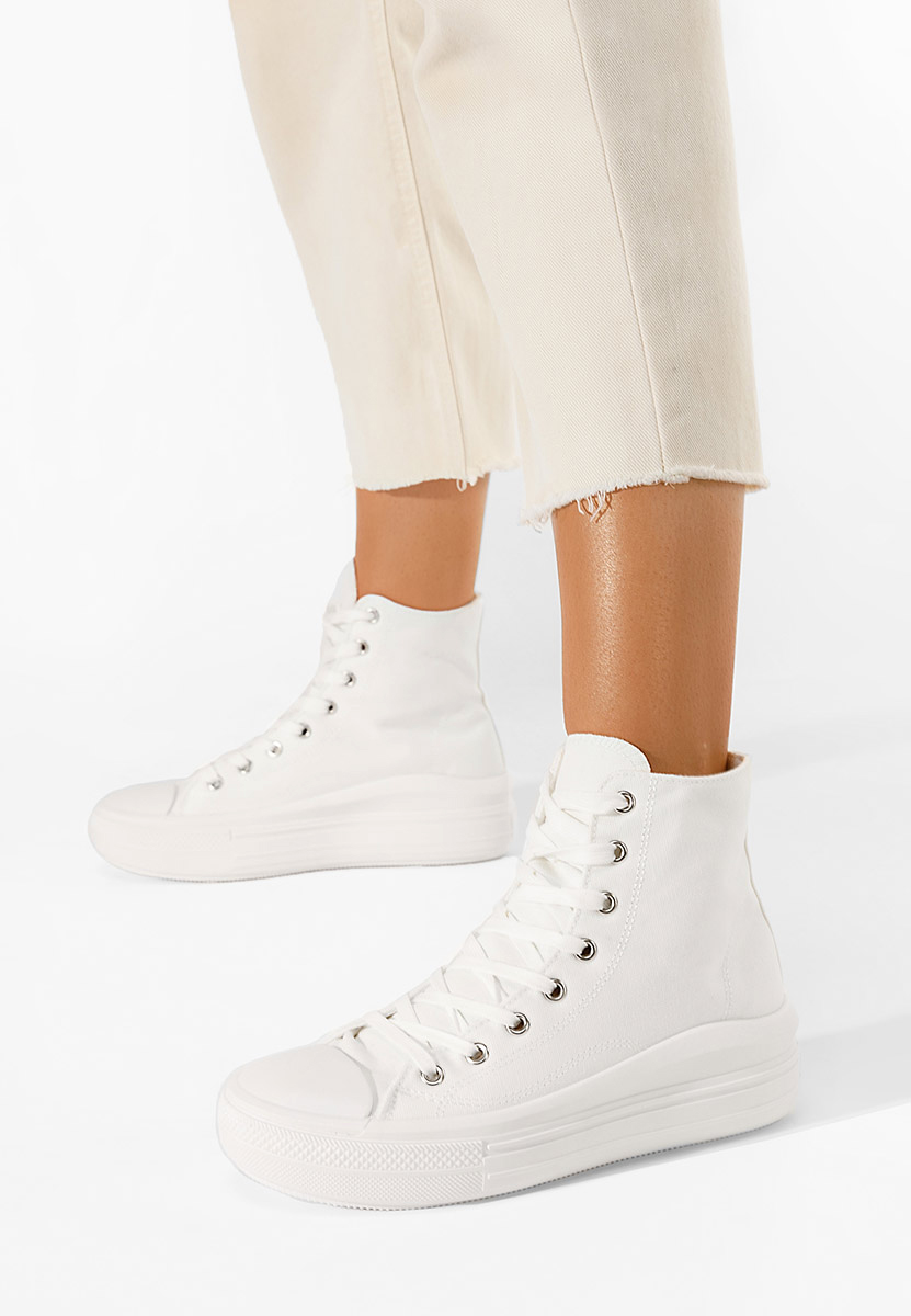 Tenisi inalti dama Oreta albi - Zapatos