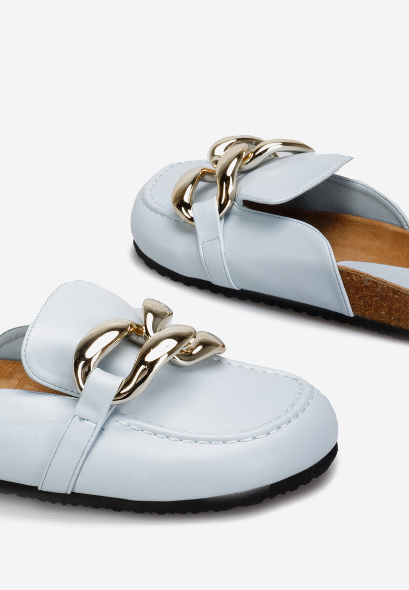 Saboti dama Leffe bleu - Zapatos