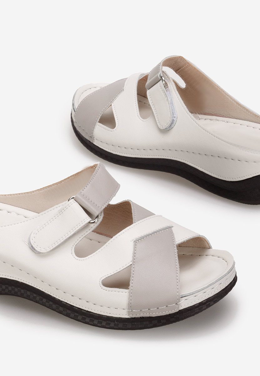 Papuci cu talpa ortopedica Tansa bej - Zapatos