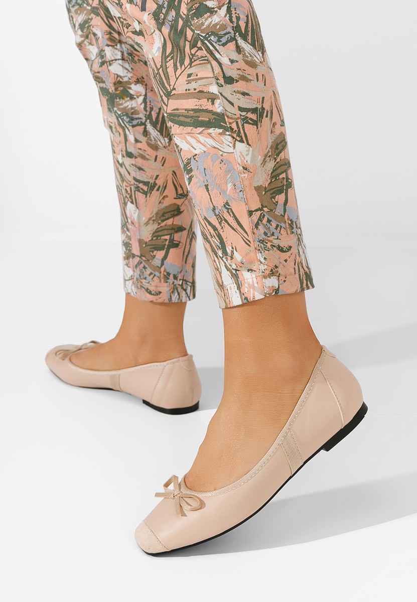 Balerini dama Valeriana bej - Zapatos