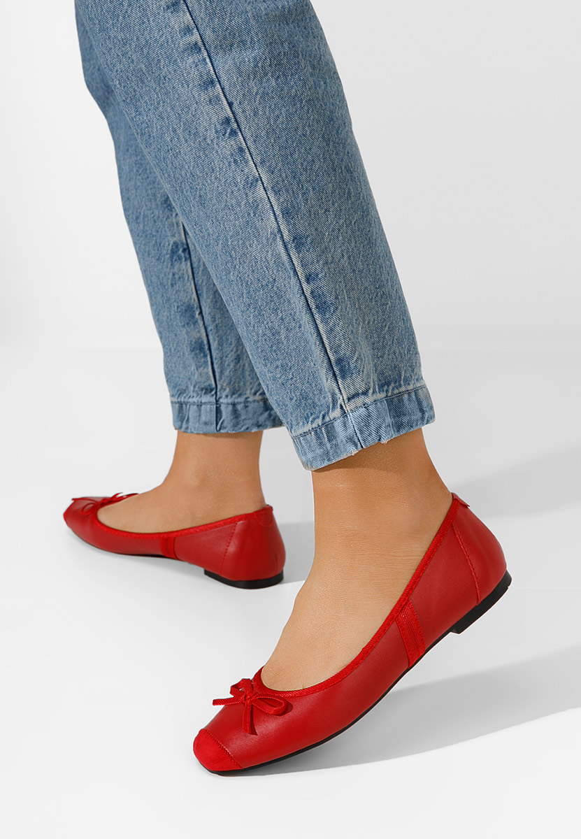 Balerini dama Valeriana rosii - Zapatos