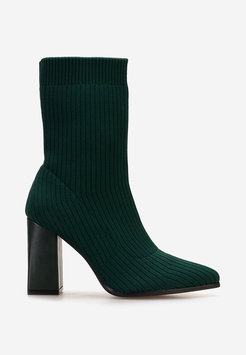 Botine tip soseta Daisa V2 verzi - Zapatos