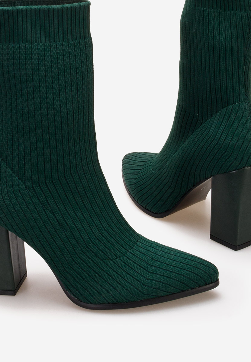 Botine tip soseta Daisa V2 verzi - Zapatos